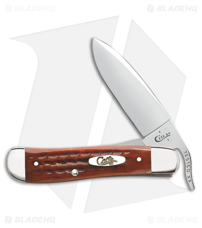 Case Russlock Traditional Knife 4.25" Harvest Orange Bone (61953 1/2L ...
