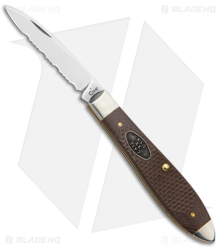 Case Tear Drop Pocket Knife | 3.625" Earth Brown G-10 | Blade HQ
