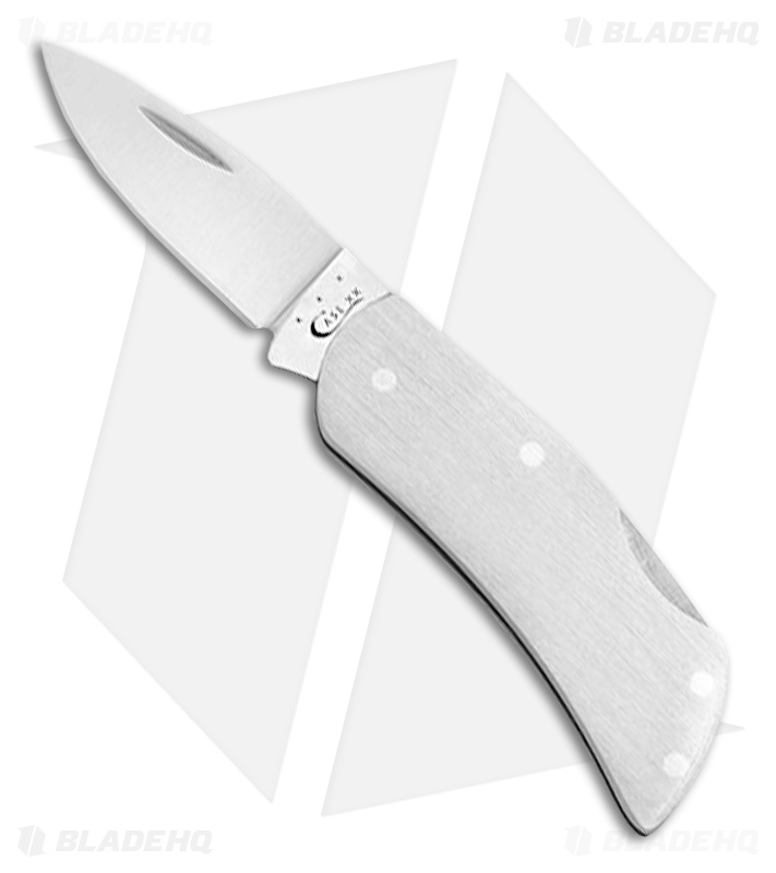 Case Lockback Knife 2.50" Brushed Stainless Steel (M1310L SS) 07205 ...