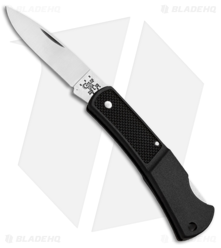 Case Caliber Small Lock Back Knife 3" Black Zytel (LT1225L SS) 00156 ...