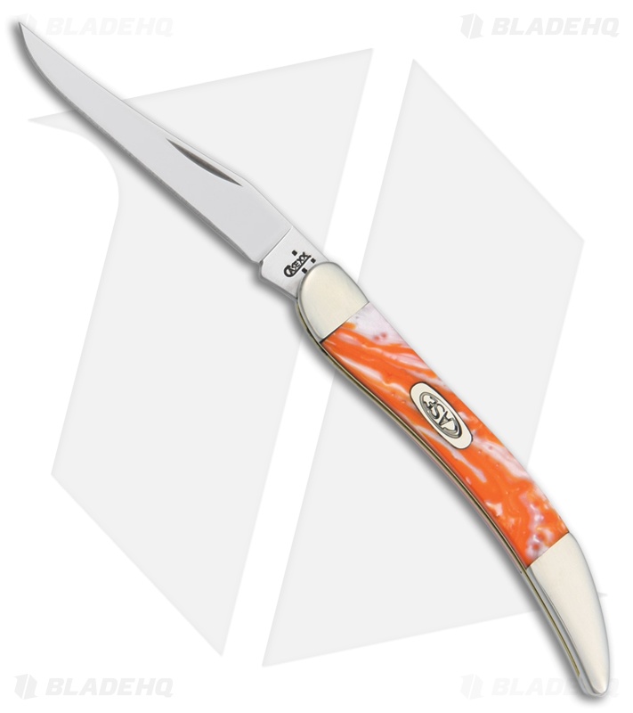 Case Small Texas Toothpick 3.00" Orange and White Corelon S910096TN ...