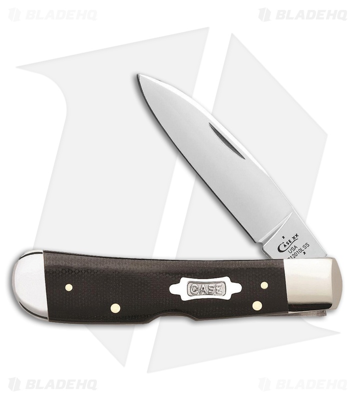 Case Tribal Lock Pocket Knife 4.125" Black Canvas (TB1012010L SS) 23133 ...