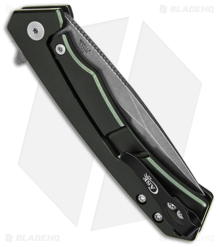 Case Marilla Knife | OD Green Aluminum + S35VN | Blade HQ