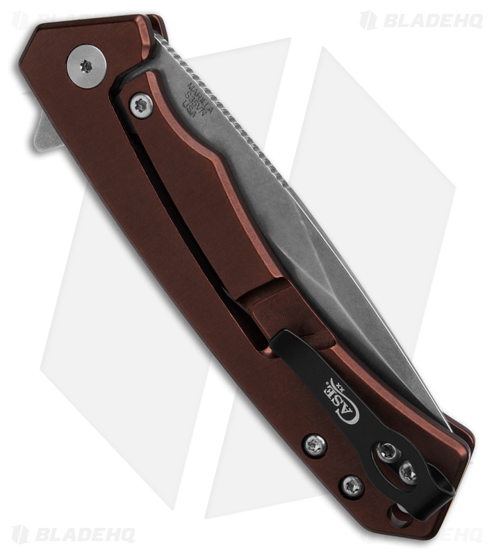 Case Cutlery Marilla Knife Brown Alum (3.4" SW) - Blade HQ