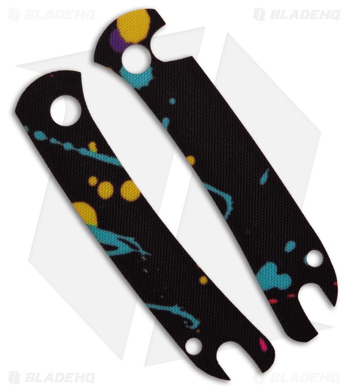 Ripp's Garage Tech Civivi Qubit Skin Set - 80's Splatter