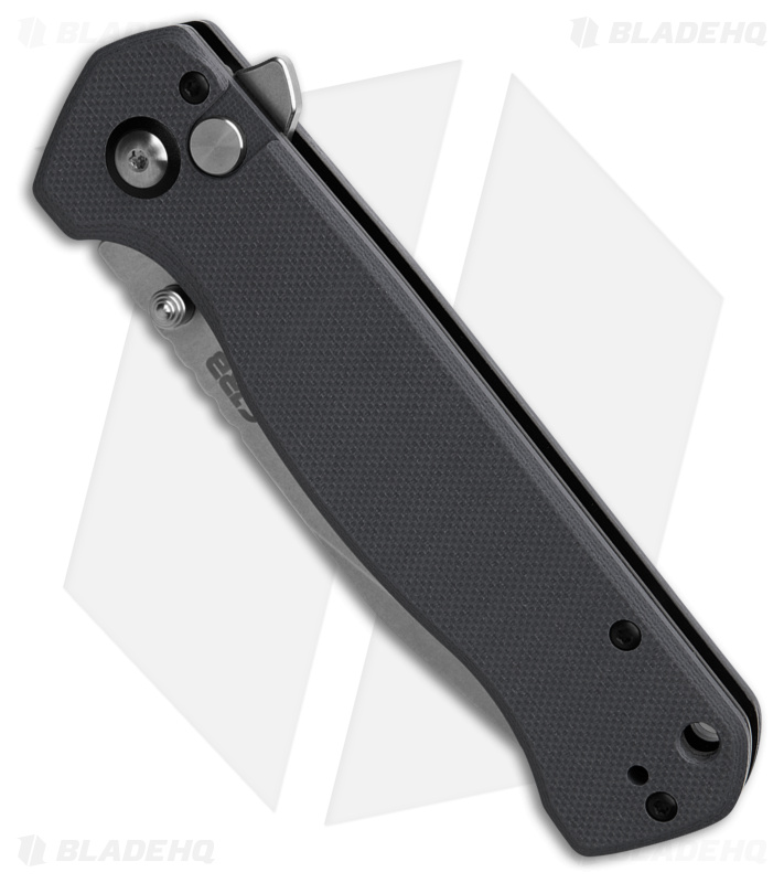 CJRB Cutlery Chord Button Lock Knife Gray Micarta - Blade HQ