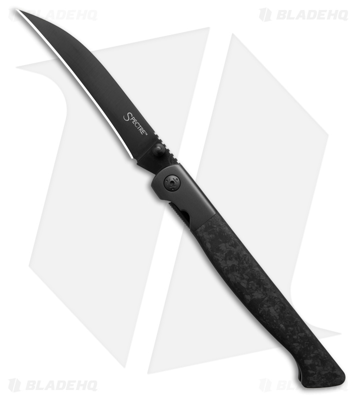 Cold Steel Hawkbill Specter Black Carbon Fiber + Thumb Stud