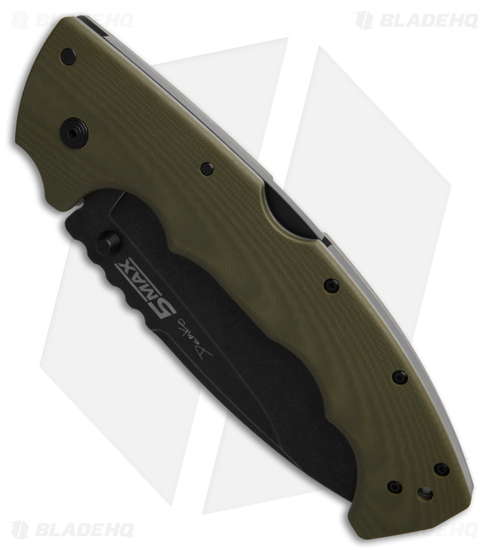 Cold Steel 5-Max Tri-Ad Lock Knife Green G-10/Black Blade HQ