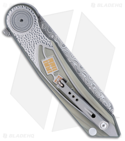 CRKT Fortuitous Knife Gray Ti/Inlay (Dama) 4015 - Blade HQ