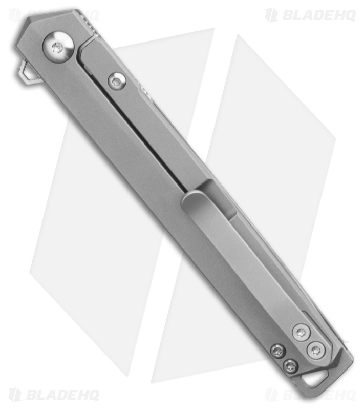 CRKT Ken Onion Stylus Frame Lock Flipper Gray - Blade HQ