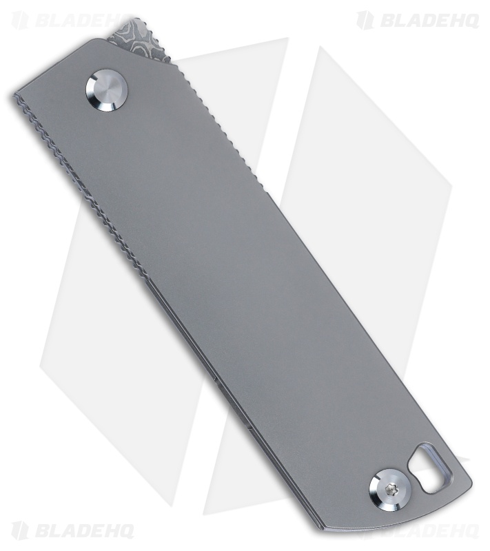 CRKT Mbombo Damascus Frame Lock Titanium - Blade HQ