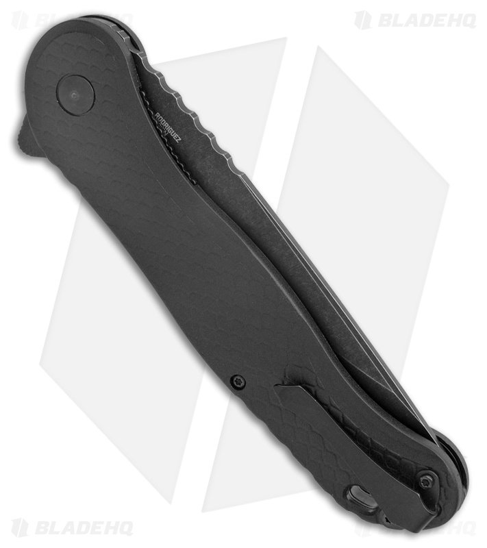 CRKT Taco Viper Knife Black Polymer Black Serr