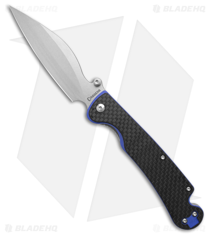 Daggerr Knives Pelican Liner Lock Knife Carbon Fiber - Blade HQ
