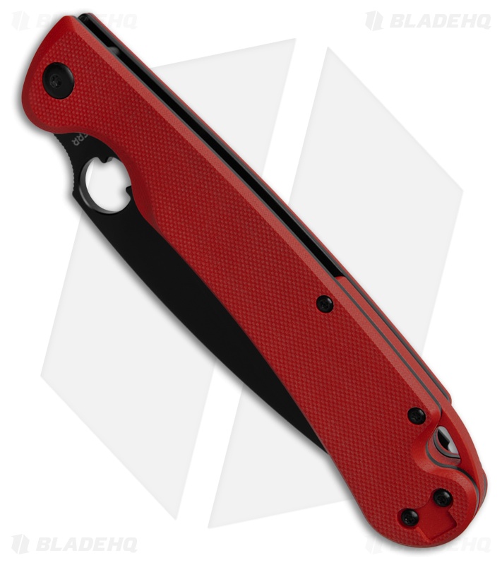 Daggerr Zhalo XL Liner Lock Knife Red G-10 Black D2