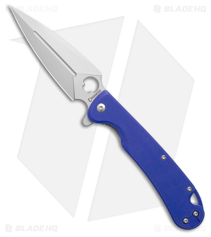 Daggerr Knives Arrow Liner Lock Blue G-10 BB VG10