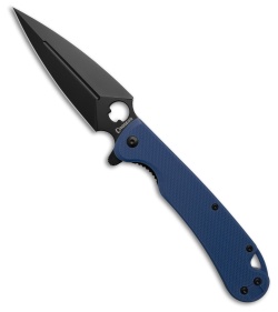 Daggerr Knives Arrow Liner Lock Knife Blue G-10 Black D2