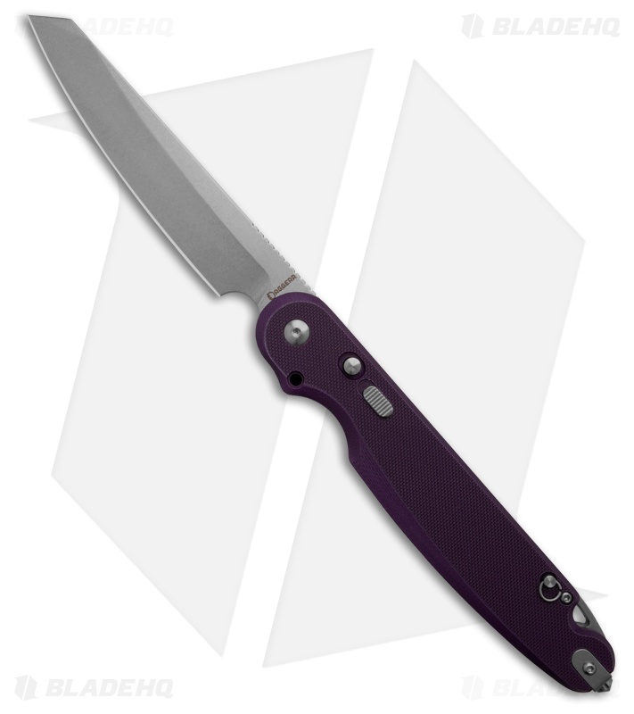 Daggerr Knives Anaconda Liner Lock Knife Purple G-10 SW VG10