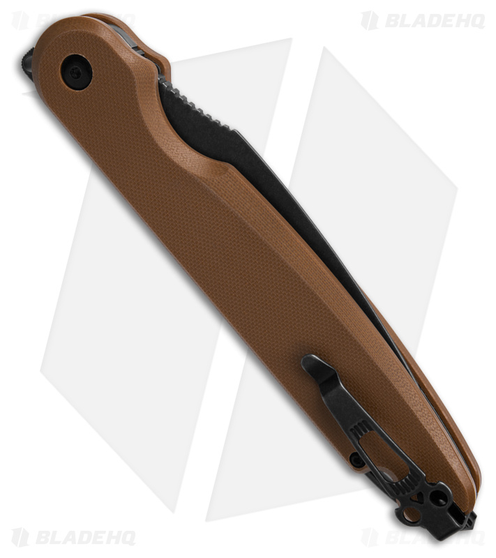 Daggerr Knives Nestor Tan G-10 + Black SW - Blade HQ