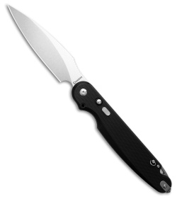 Daggerr Knives Parrot Button Liner Lock Knife Black G-10 SW