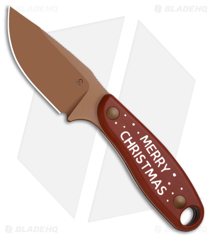 Kizer Hare Fixed Blade Knife Santa's Sleigh Ride G-10 (3.1" Sunset ...