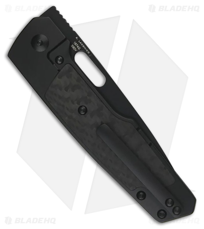 Artisan Gambit Knight Knife Black Ti/Carbon Fiber PVD