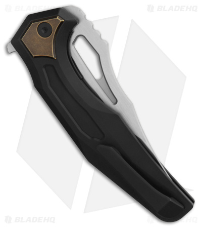 Arcane Design Crypt Liner Lock Knife Black Satin - Blade HQ