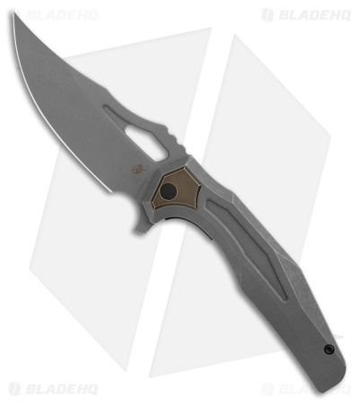 Arcane Design Crypt Liner Lock Knife Stonewash - Blade HQ