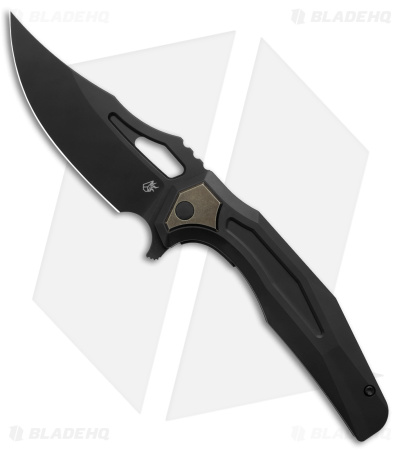 Arcane Design Crypt Knife Black w/ Bronze - Blade HQ