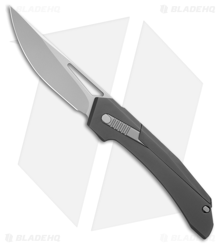 Avian Knives Atlas V2.5 Knife Black Titanium Glass Blast