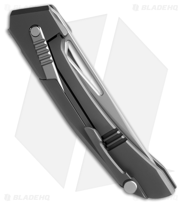 Avian Knives Atlas V2.5 Knife Black Titanium Glass Blast