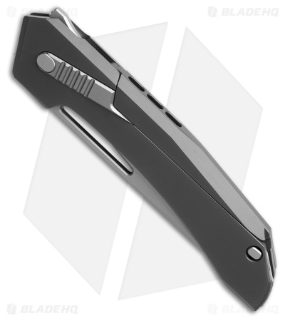 Avian Knives Atlas V2.5 Knife Black Titanium Glass Blast