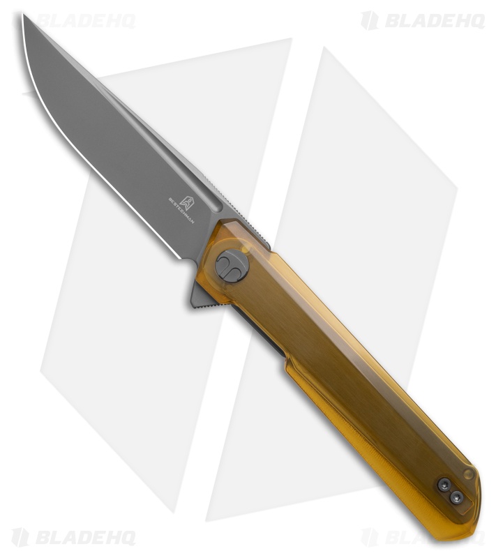 Bestech Knives Dundee MagnaCut Knife Ultem Gray PVD