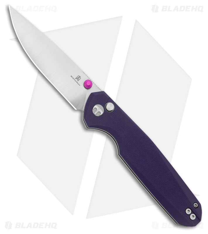 Bestechman Velix Knife Purple G-10 Satin/SW