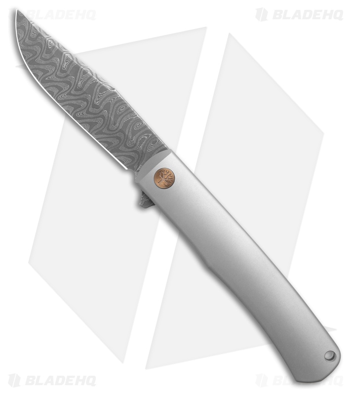 Boker Annual Damascus 2025 Ti Clip Point Damascus