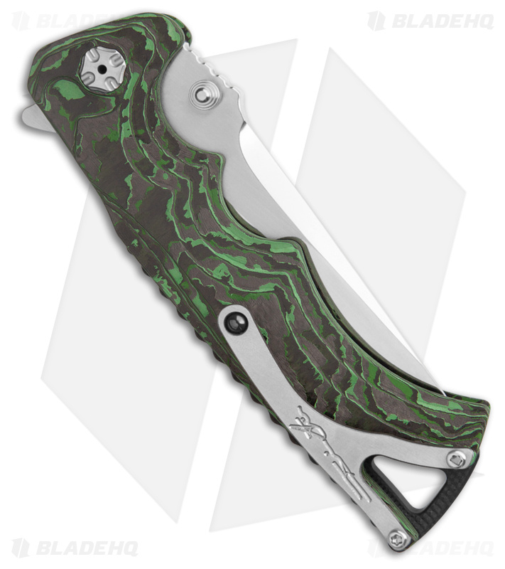 Brian Tighe Custom Tighe Fighter Green CF/San Mai - Blade HQ