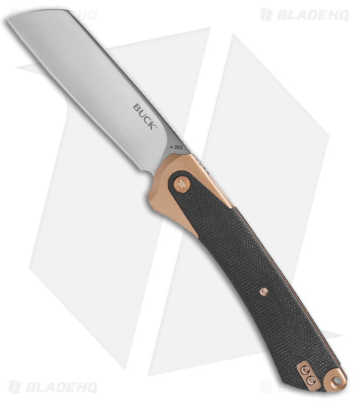 Buck 263 Hiline XL Black G-10/Copper Al (Black) - Blade HQ