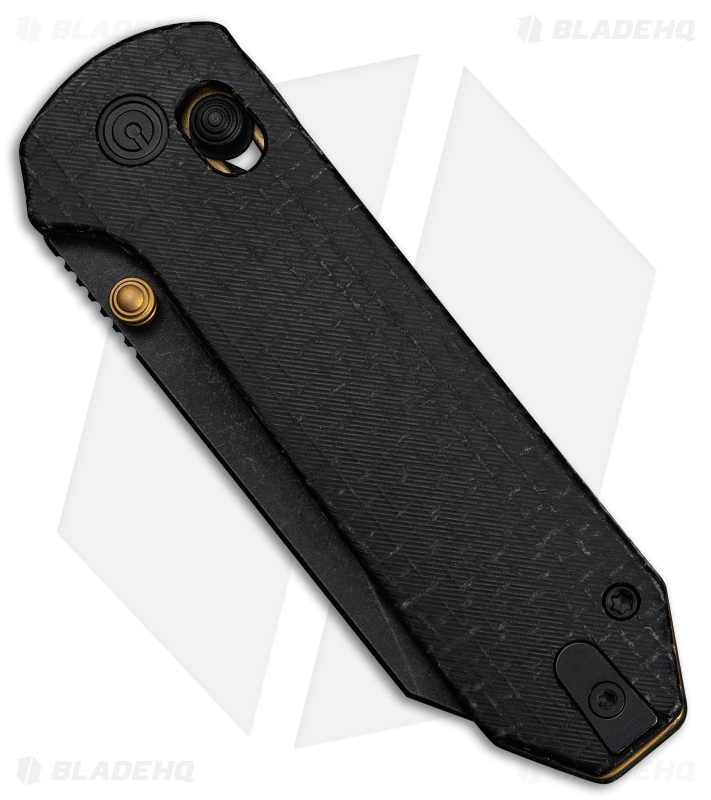 CIVIVI Yonder Knife Black Burlap Micarta Black SW