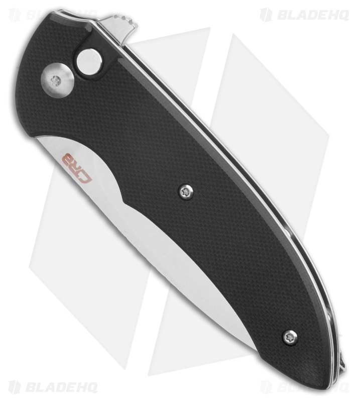 CJRB Space Cowboy Button Lock Knife Black G-10