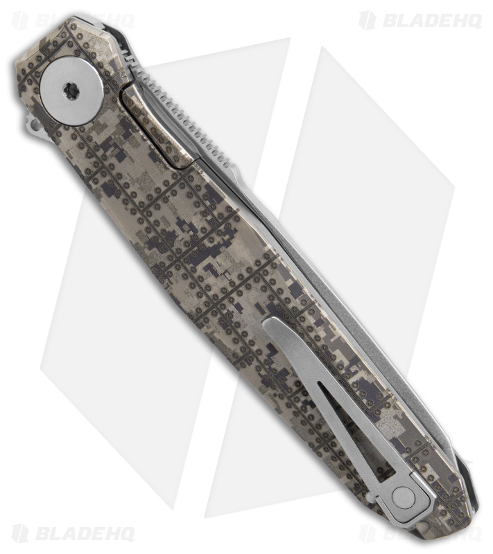 CRKT Ken Onion Facet Rivet Liner Lock Ti (Satin) - Blade HQ