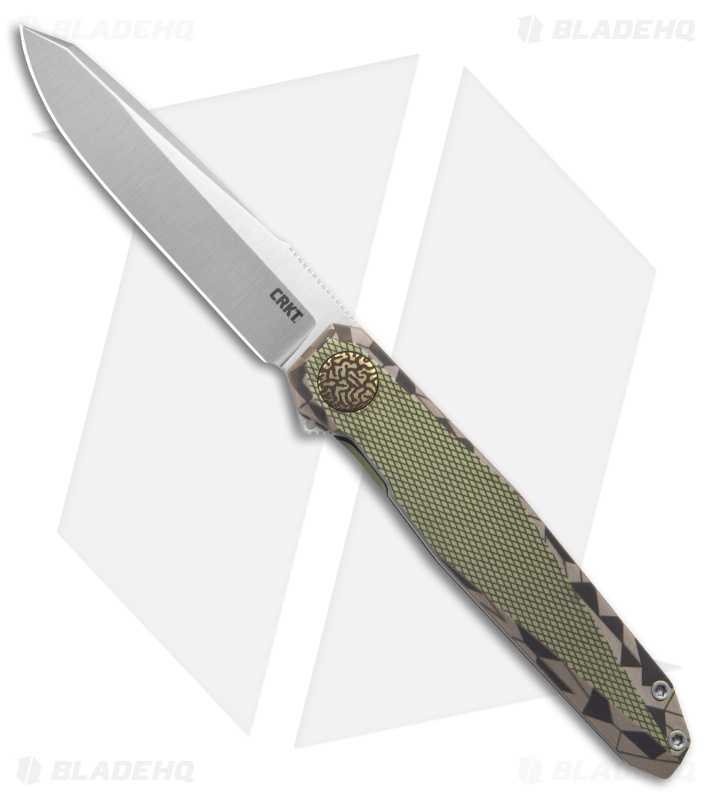 CRKT Ken Onion Facet Viral Liner Lock Ti Satin - Blade HQ