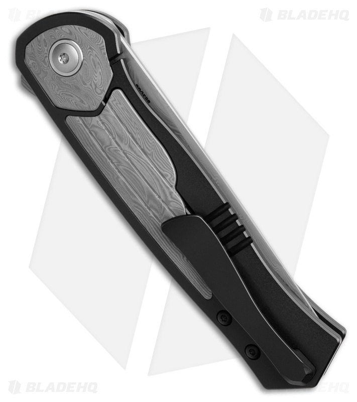 CRKT Sero Frame Lock Knife | Black Ti/Damascus | Damascus