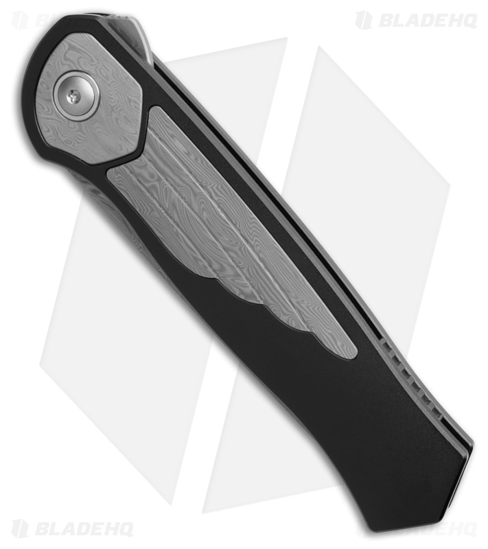 CRKT Sero Frame Lock Knife | Black Ti/Damascus | Damascus