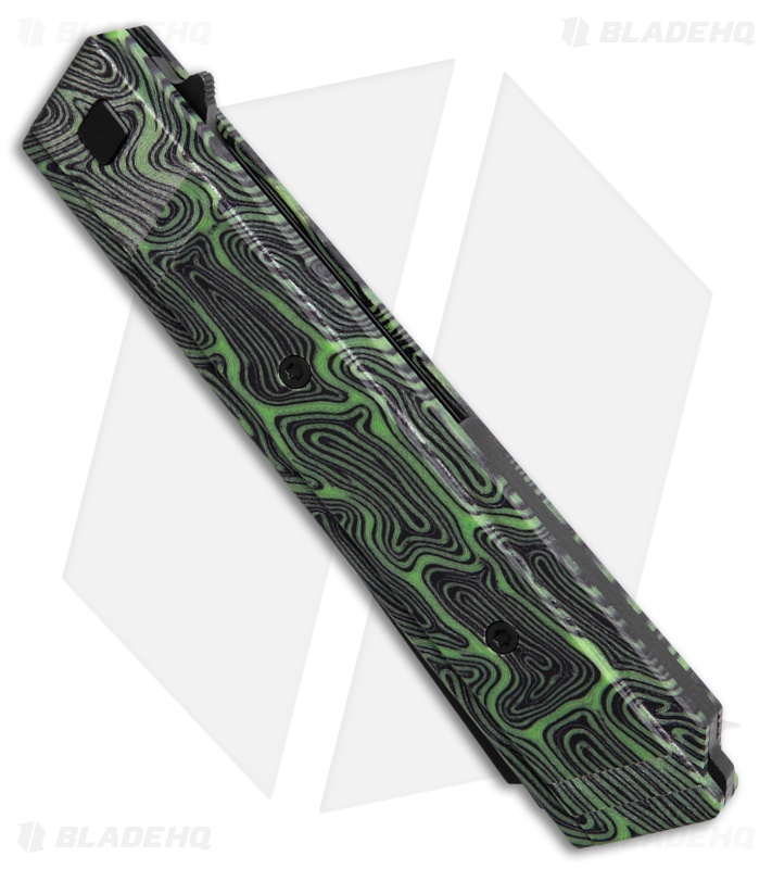 CRKT Zephyr Knife Black/Green G-10 Black TiN