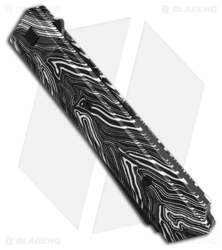CRKT Zephyr Knife Black/White G-10 Black TiN