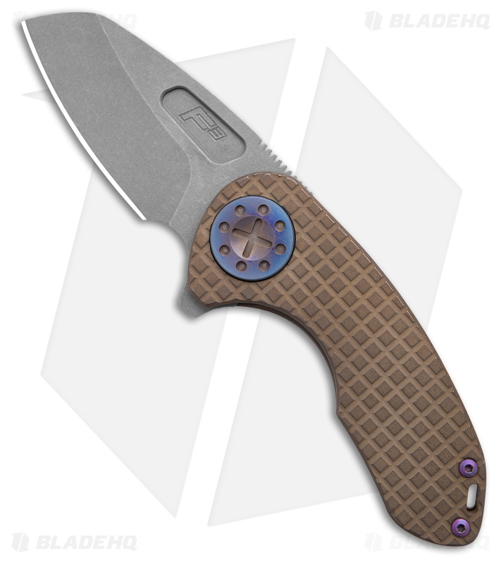 Curtiss Custom F3 Compact Sheep Bronze Frag Ti BB - Blade HQ