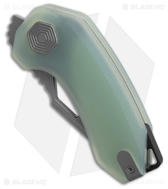 Damned Designs Oni | Liner Lock Knife | Jade G-10