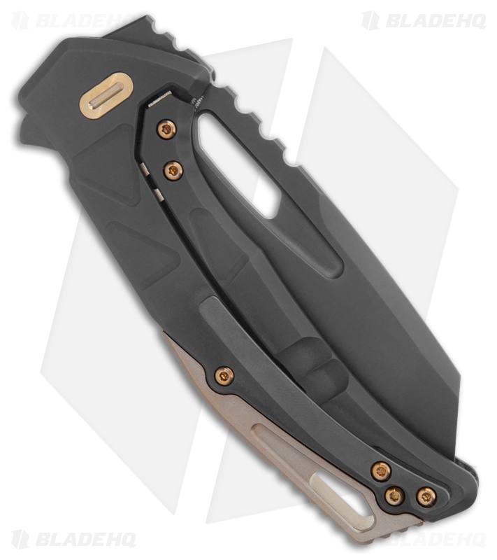 Fox Knives Kronos Knife Aluminum/Marble CF (3.3" Black PVD)