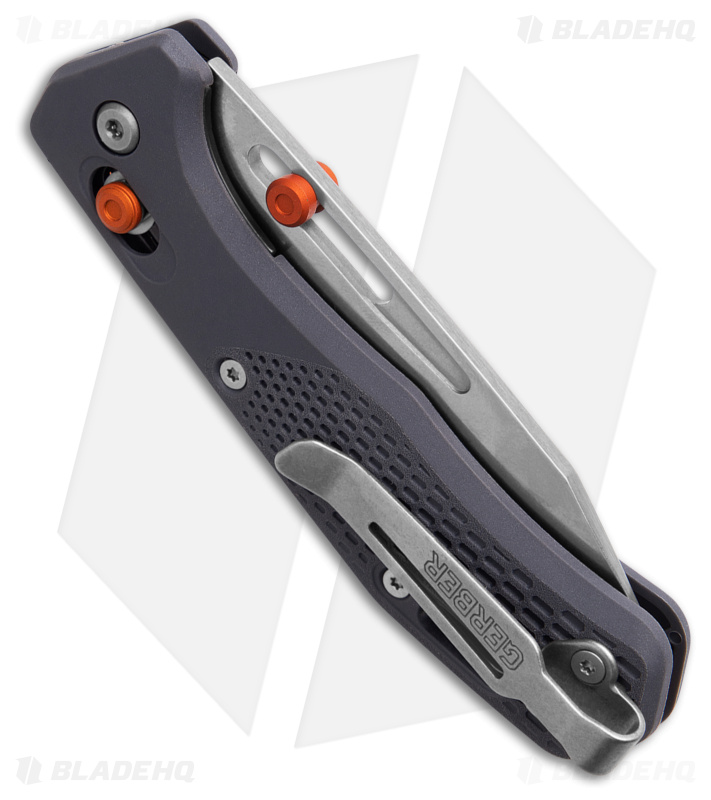 Gerber Assert Pivot Lock Folding Knife Gray - Blade HQ
