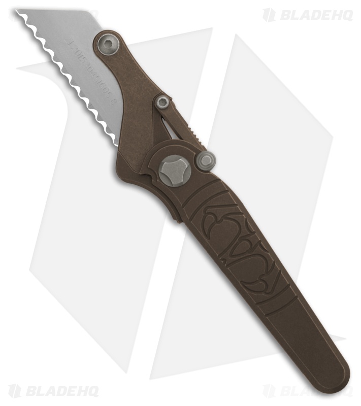 Hawk Knife Designs Shortcut Knife Bronze Titanium