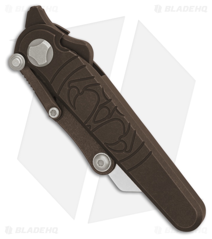 Hawk Knife Designs Shortcut Knife Bronze Titanium
